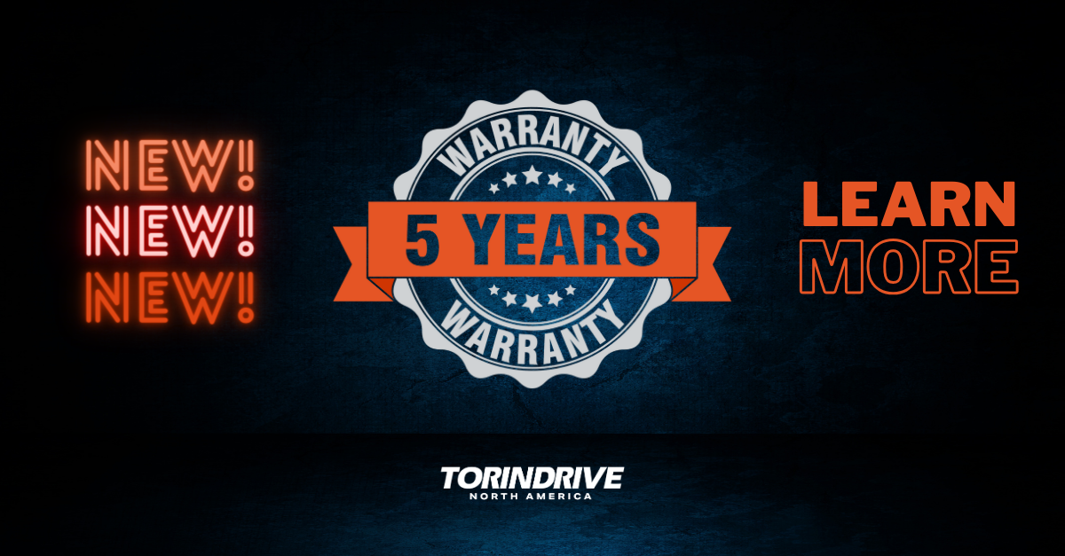 Torin Drive North America - 5 Year Warranty